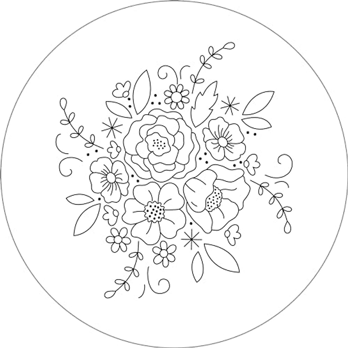Nursery Embroidery Pattern Transfers (set of 10 hoop designs!)