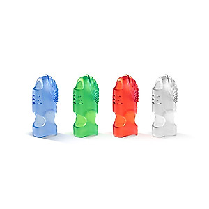 Lee Tippi Micro Gel Fingertip Grips -Assorted - Size 5 Small - 10 Pack (S61050)