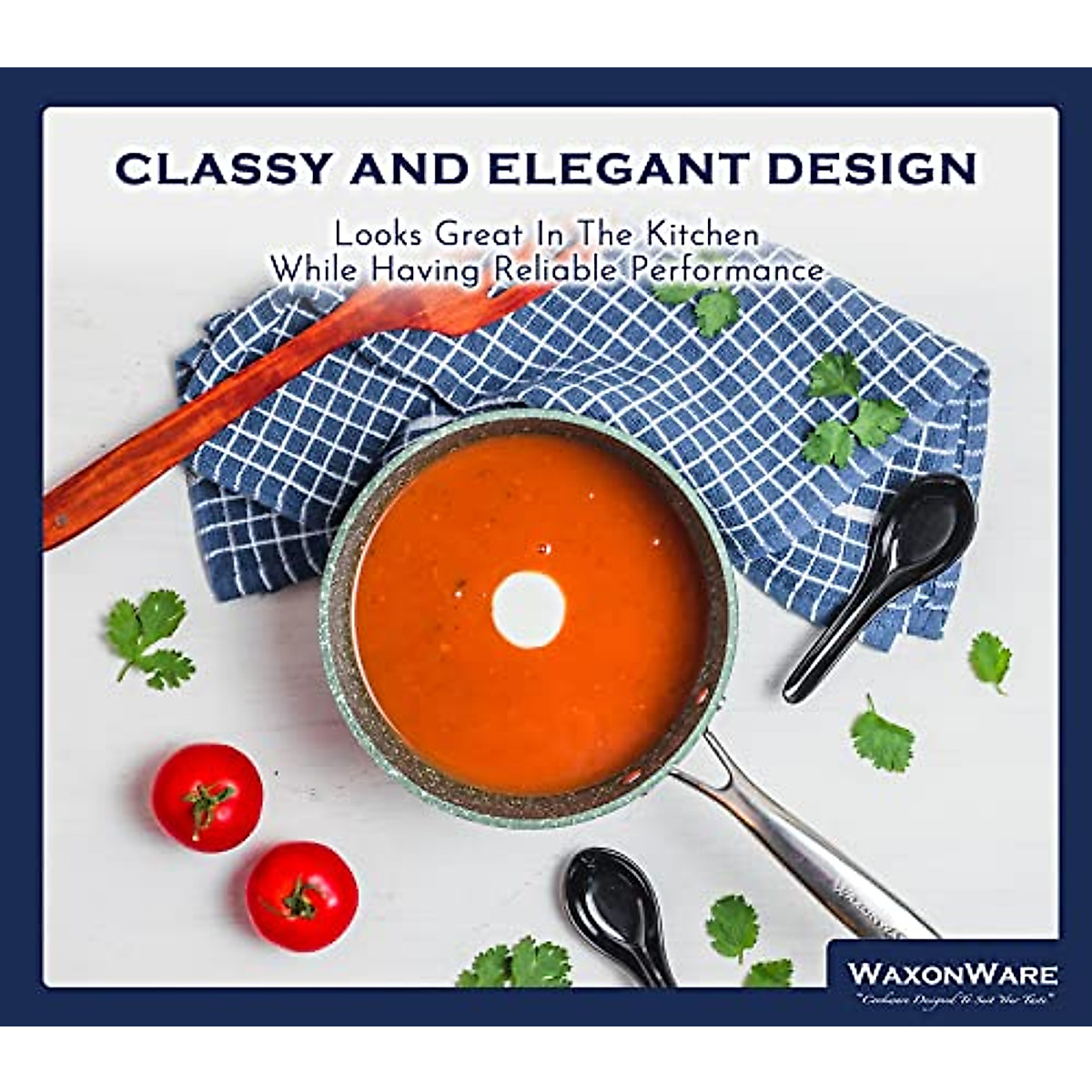 Emerald 2.5 Quart Saucepan with Lid, Ultra Nonstick Sauce Pan, Small Pot with Lid, NonToxic Ceramic Nonstick Saucepan,Small Sauce Pot, Cooking Pot, Dishwasher Safe Sauce Pan, Small Pots for Cooking