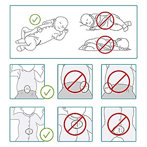 Levana Oma Sense Baby Abdominal Movement Monitor - Baby Sleep Monitor with Wakeup Technology - Rousing Vibrations, Audio & Lights Stimulates Baby & Alerts Parents - Safety Baby Essentials for Newborn