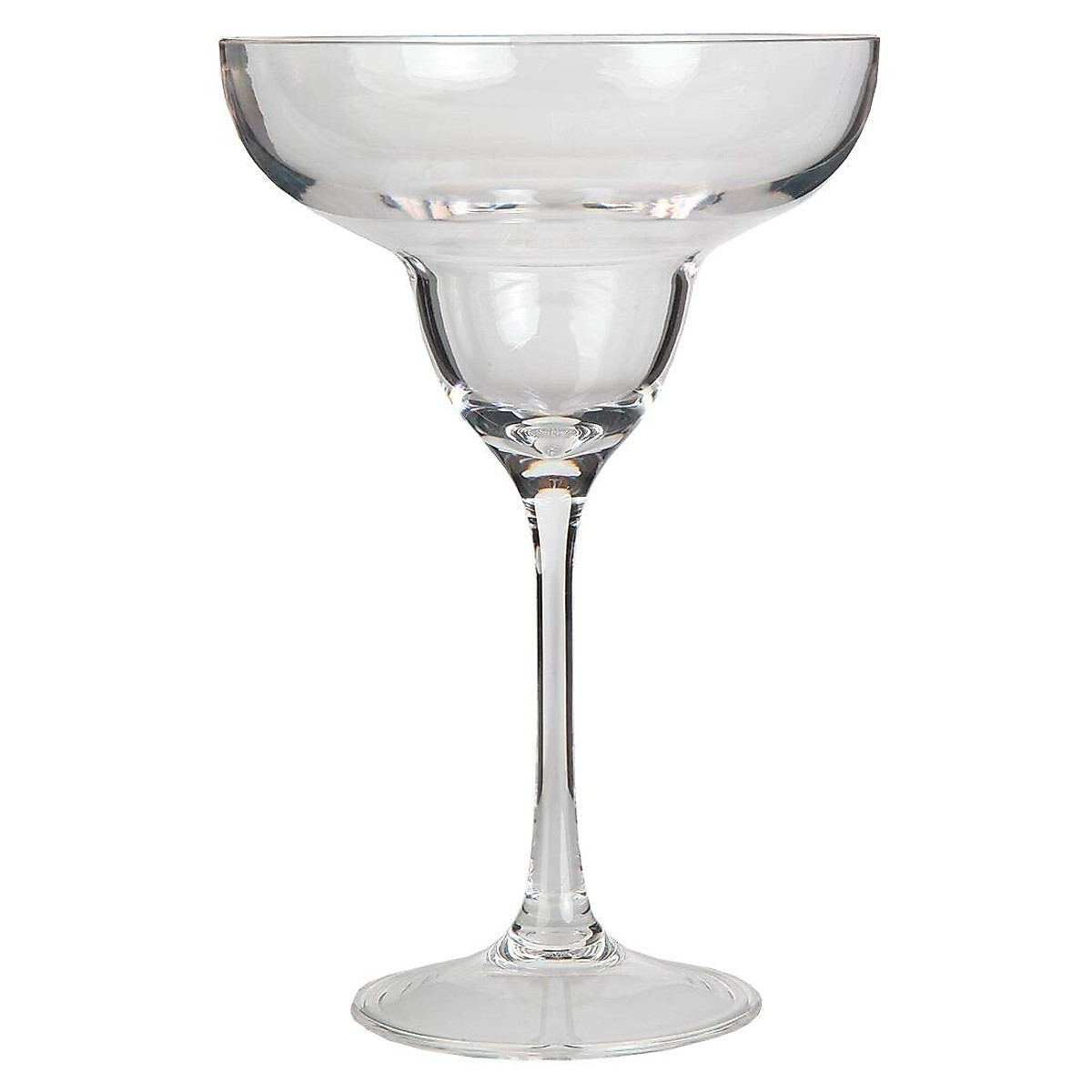 Lily's Home Unbreakable Acrylic Margarita Glasses, Made of Shatterproof Plastic and Ideal for Indoor and Outdoor Use, Reusable, Crystal Clear (10 oz. Each, Set of 4)