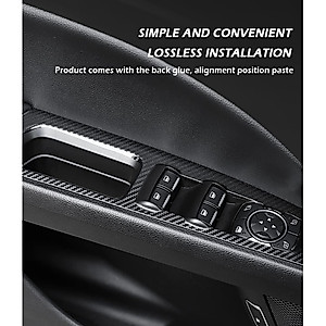 3D Stereo Black Carbon Fiber Vinyl Wrap,157.5"x11.8" Waterproof & Wrinkle Resistant Car Wrap with Scraper Tool for Cool Car Decorations,Suitable for Cars Trucks SUVs Motorcycles