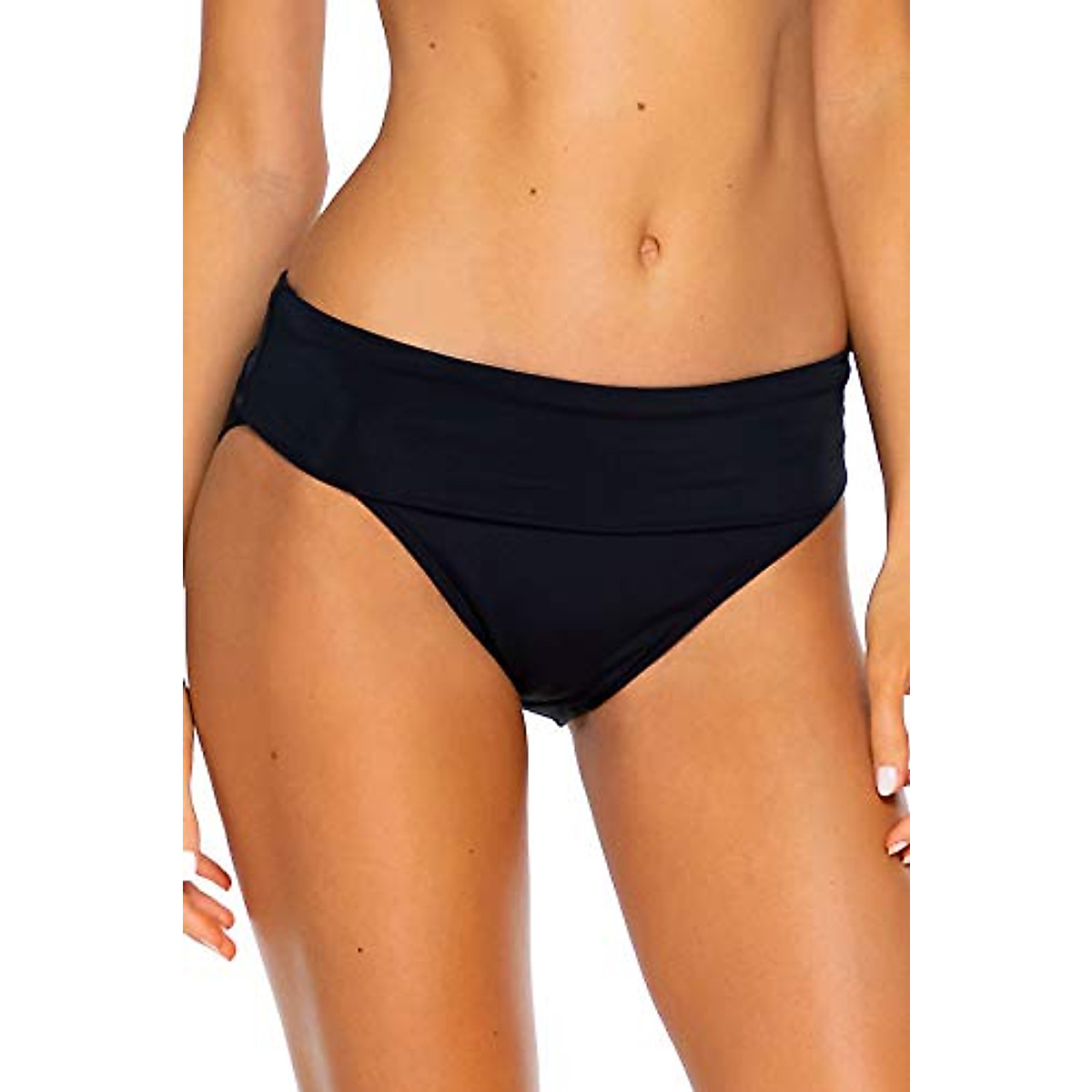 Sunsets Hannah High-Waist Bottoms Black MD (29" Waist)