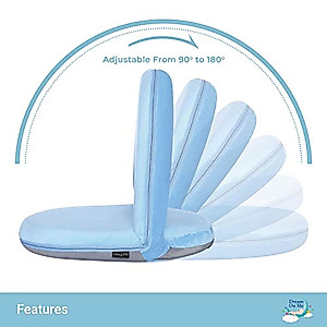 Dream On Me Multifunctional Nursing Chair in Blue