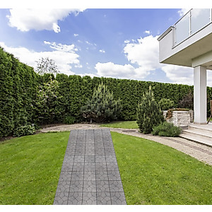 Concrete Molds and Forms,2Packs 15.7 x 15.7 x 1.6 inch DIY Reusable Walkway Walk Maker Pathmate Paving Pavement Stepping Stone Outdoor Paver Path Garden Lawn Yard Patio Cement Mold