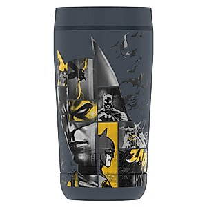 THERMOS Batman 80 Years Bat Panels, GUARDIAN COLLECTION Stainless Steel Travel Tumbler, Vacuum insulated & Double Wall, 12oz