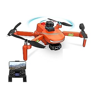 RKSTD 4K Camera GPS RC Drone For Adults, RC Quadcopter, Auto Return, Brushless Motor, Circle Flight, Waypoint Flight, Altitude Hold, Headless Mode, 360° Obstacle Avoidance