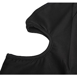 Pack of 5 Black Ski Face Mask Men Sun Balaclava Dust Proof for Outdoor Riding Fishing Headgear