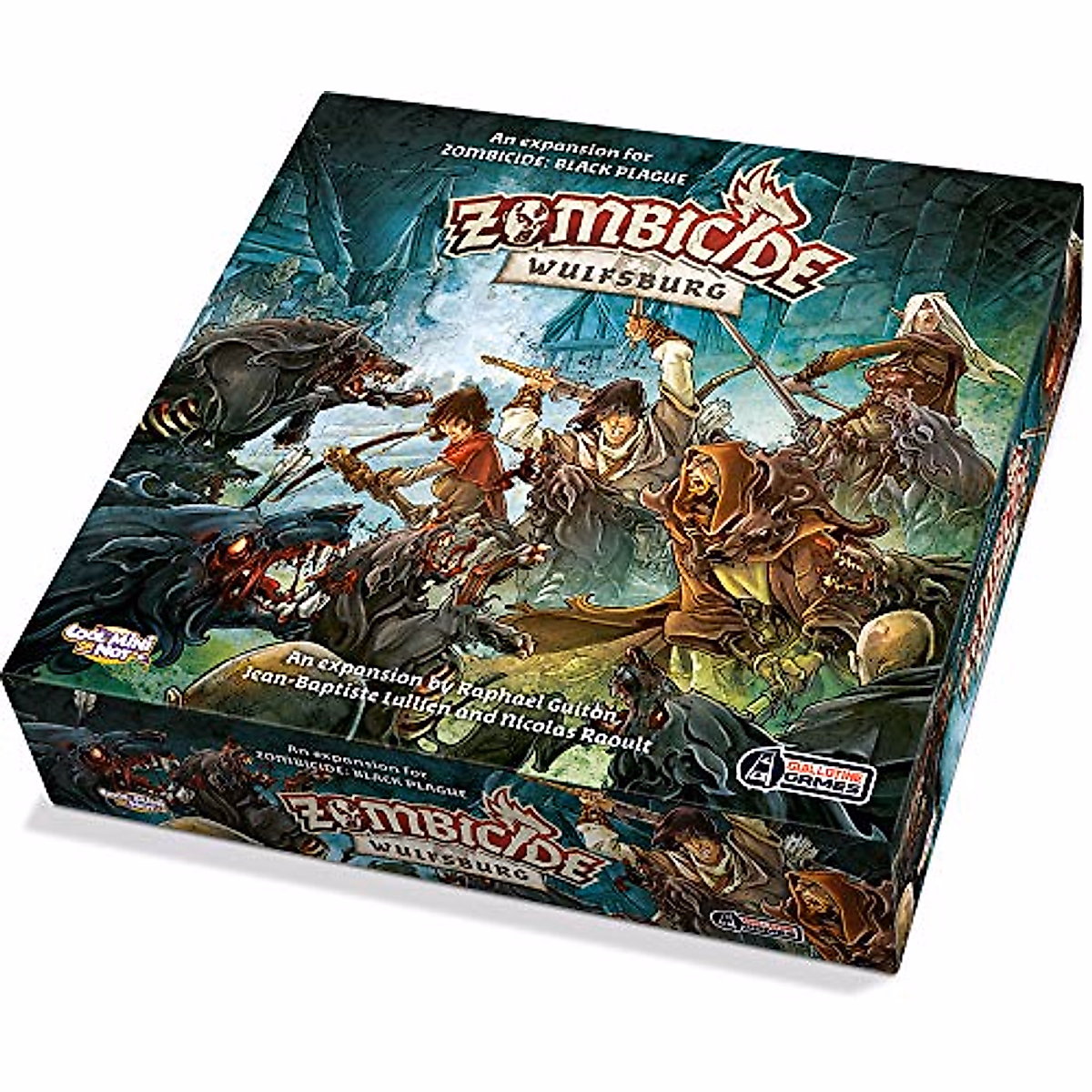 Zombicide Black Plague Wulfsburg Board Game EXPANSION | Strategy Game | Cooperative Board Game for Teens and Adults | Zombie Board Game | Ages 14+ | 1-6 Players | Avg. Playtime 1 Hour | Made by CMON