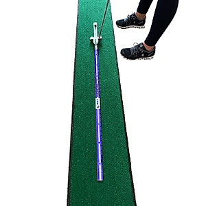 The Putting Stick Pro Golf Training Aids - Putting Training Aid for Golf Putting Practice with Eyeline Putting Mirror - Endorsed by Golf Instructors & Used by Tour Pros Worldwide (Royal Blue)