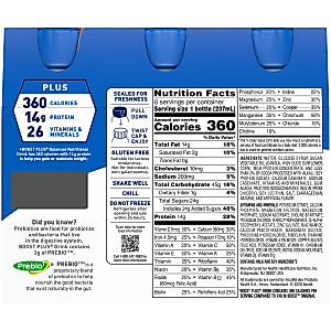 Boost Plus Complete Nutritional Drink Variety Pack (Pack of 3)