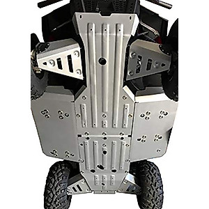 Compatible with Polaris Ranger 500/570 Mid Size Alloy Full Skidplate Kit