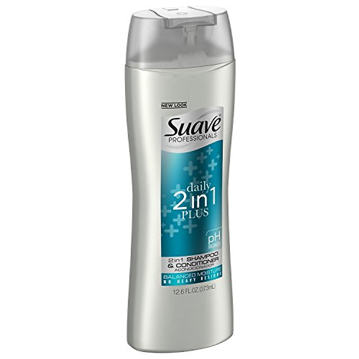 Suave Professionals Plus Conditioner 2 in 1, For all Hair Types, 12.6 Fl. Oz