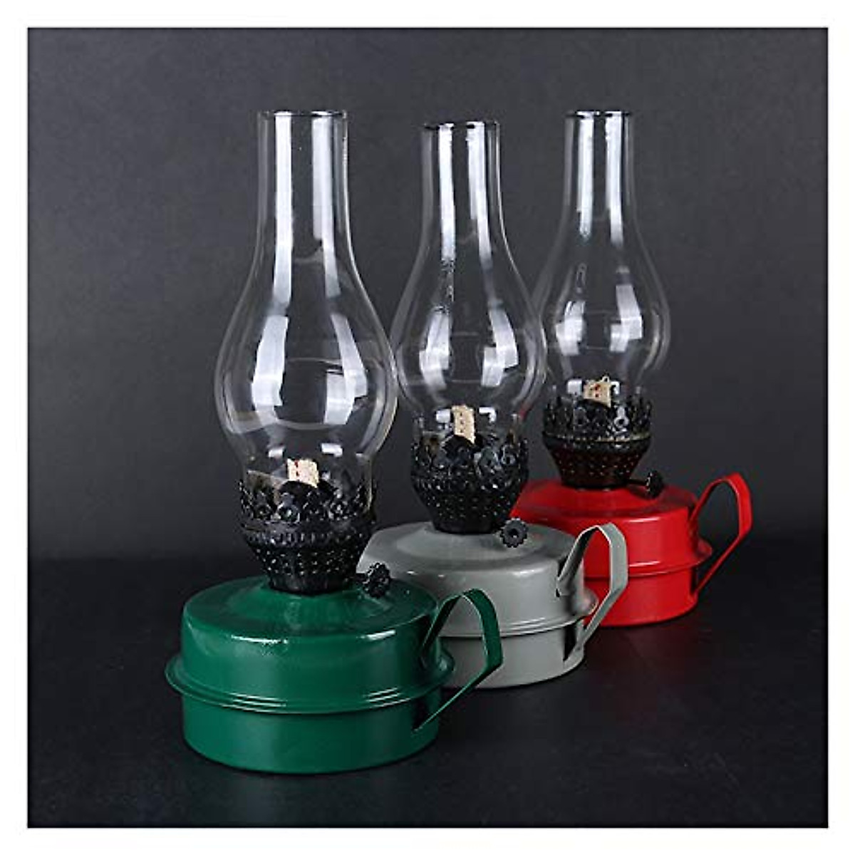 GAOZ Outdoor Lights Russian Style Retro Classic Kerosene Lamp Camping & Hiking Lamp Holder Candle Lantern Tent Lamp Film Shooting Props for Home,Garden,Yard,Decorations