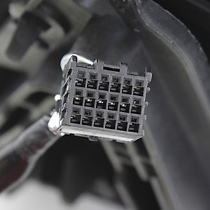 Kool Vue Passenger Side Power Heated Mirror for Chevrolet Silverado 1500 GMC Sierra 1500 2014-2018 Manual Fold Without Signal Light, Blind Spot Light, Memory & Puddle Lamp Textured