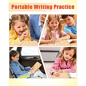 RUIZHUO Wooden Alphabet Tracing Board, Double-Sided Wood Letters Tracing Tool Learning to Write ABC Educational Montessori Toys Game Gift