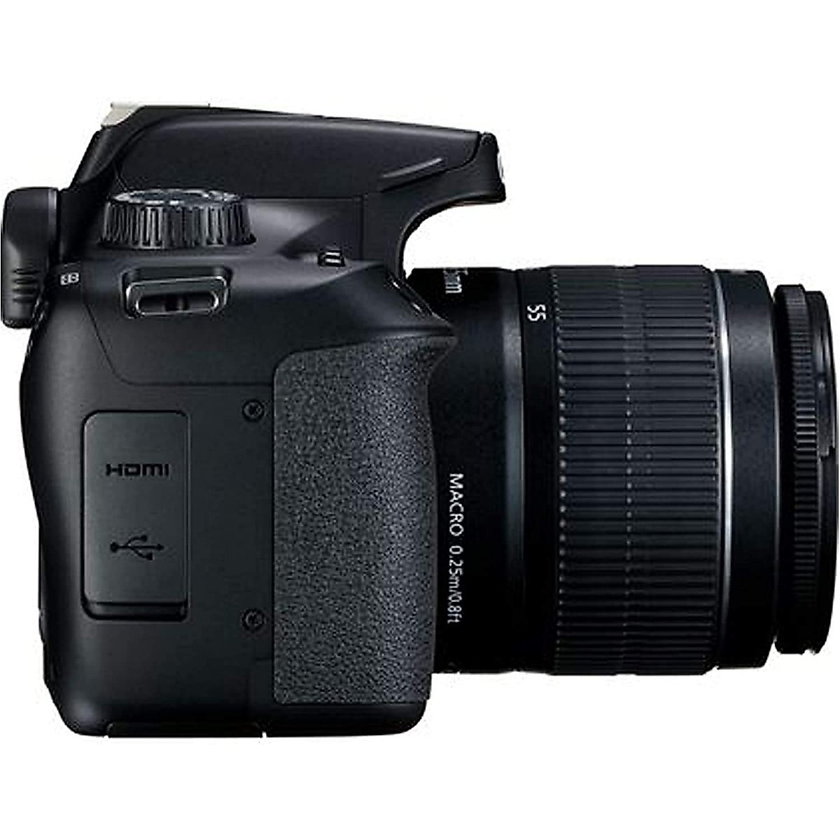 EOS Rebel T100 (EOS 4000D) DSLR Camera w/ 18-55mm DC III Zoom Lens with Pixibytes Basic Bundle (Renewed)