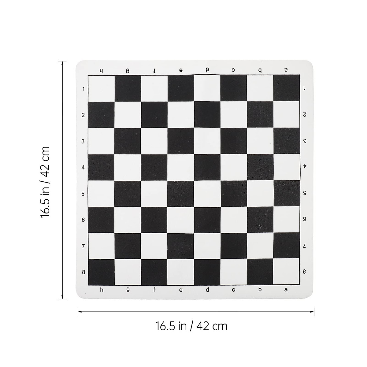 FOMIYES Board Game Table Mat 2pcs Roll Up Chess Board Portable Classic International Chess Board Mat Tournament Chess Sheet for Home Outdoor Picnic Board Game Mat