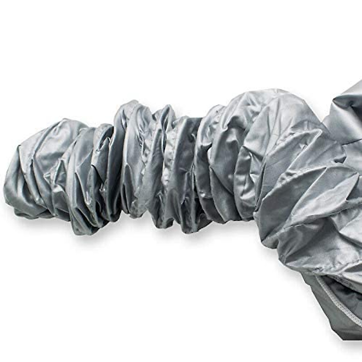 JORCEDI Portable Soft Bonnet Hair Blow Dryer Attachment, Silver, Fits All Hair Dryers, Speeds Up Drying Time at Home, Great for Natural Curly Textured Hair Care