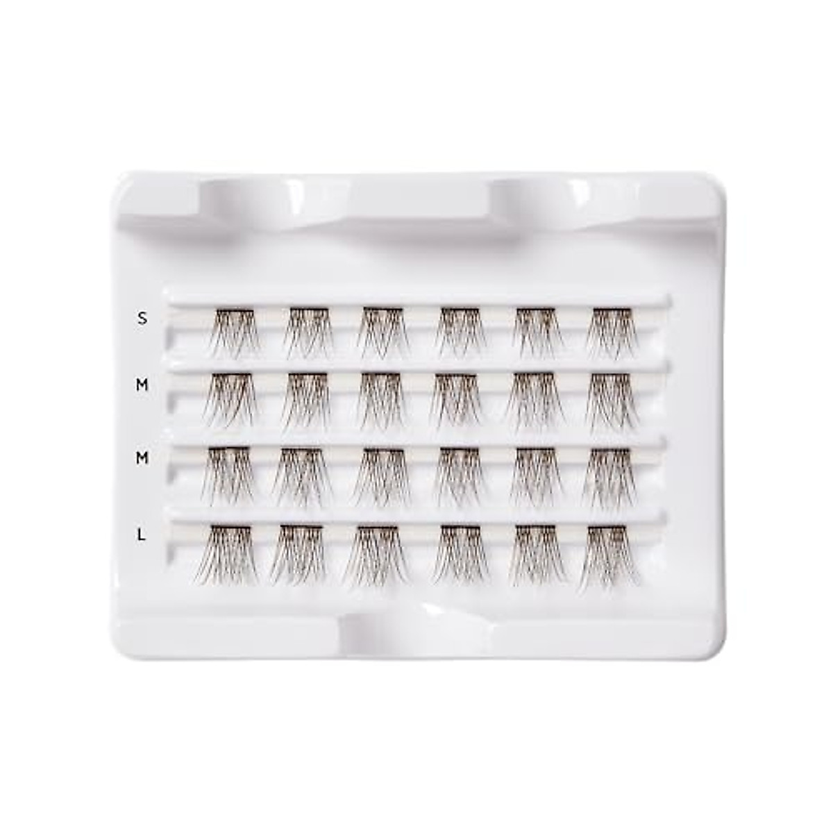 KISS Falscara Multipack False Eyelashes, Lash Clusters, Bambi Wisps', 10mm-12mm-14mm, Includes 24 Assorted Lengths Wisps, Contact Lens Friendly, Easy to Apply, Reusable Strip Lashes