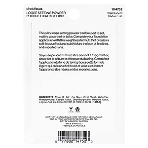Loose Setting Powder By Wet n Wild Photo Focus Loose Finishing Powder Off-White Translucent