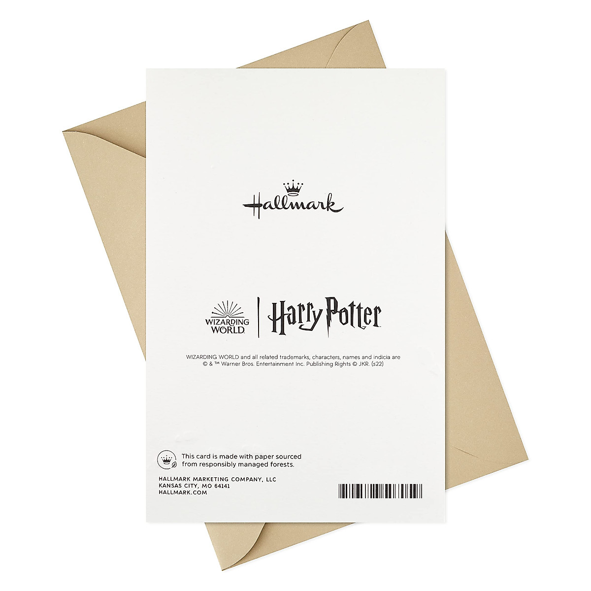 Hallmark Harry Potter Birthday Card (Marauder's Map)