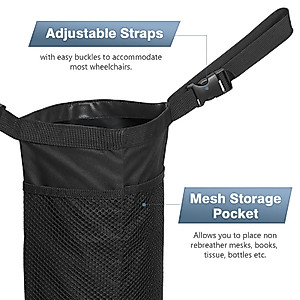 Oxygen Tank Holder Oxygen Cylinders Wheelchair Bag Carry Pouch Cylinder Carrier Portable Oxygen Cylinder Bag for Wheelchairs