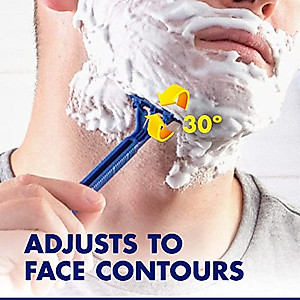 Gillette Sensor2 Pivoting Head + Lubrastrip Men's Disposable Razors, 12 Count (Pack of 3, Total 36 Razors)