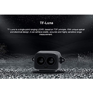 youyeetoo TF-Luna Lidar Sensor Kit, with 1x USB-TTL Adapter 1x Dupont Line, 0.2-8m Measurement Range Distance, Support Raspberry Arduino STM32 MCU for Drone Industrial Sensing Robot Smart Home