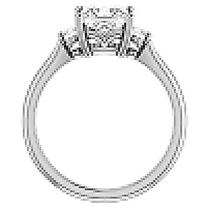 2 CT Asscher Wedding Rings for Women Moissanite Wedding Band Solitaire Handmade Gifts Moissanite Classic Ring 10K/14K/18K Solid White Gold