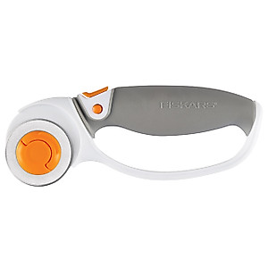 Fiskars 195240-1001 Titanium Easy Blade Change Rotary Cutter, 45 mm