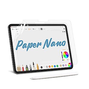 MOBDIK 2 Pack Paperfeel Screen Protector Compatible with iPad 10th Generation (2022) & iPad Air 11 M2 (2024) New Version Crafted for Natural Writing, Less Reflection, Nib Friendly