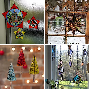 Piutouyar 12Pcs Suction Cup with Ring 1.6"/40mm Clear Key Ring Suction Cups Sucker for Window Kitchen Wall Hook Hanger