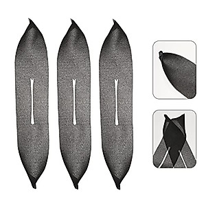 Beavorty Hanger Grips Self Sticking Foam Shoulder Support Hanger Protection Strips Self Adhesive Hanger Foam Strips Anti Slip Clothes Rack Covers for Suits Garment