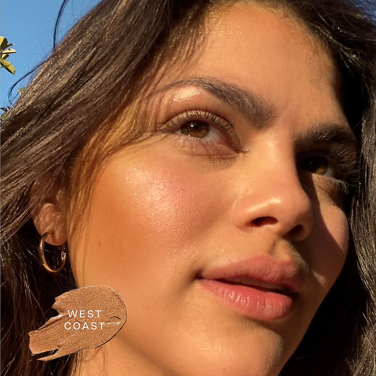 Tower 28 Bronzino Illuminating Cream Bronzer, WEST COAST | Multi-Purpose Cheek and Lip Cream Bronzer in Medium Warm Bronze | Moisturizing, Silicone-Free