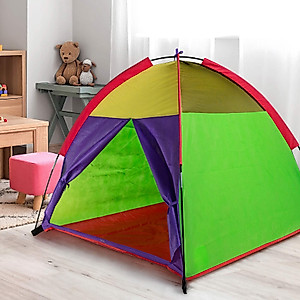 Alvantor Kids Tents Children Play Tent Toddler Pop Up Tent For Kids Boys Girls Toys Indoor Outdoor Playhouse Camping Playground Rainbow 58”x58"x47"