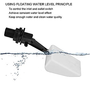 Yosoo White Plastic Triangular, Feeding & Watering Equipment Watering Supplies Cow Water Drinker Float Livestock Drinking Floater Accessory for Piglet Cattle Dog