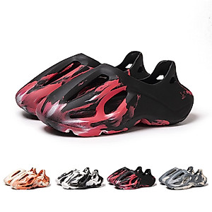 Foam Runner Shoes, Unisex Foam Runner Sneakers Pillow Cloud Shoes Non-Slip Lightweight Breathable Soft Fashion Sandals,Camouflage D,11.5/10.5