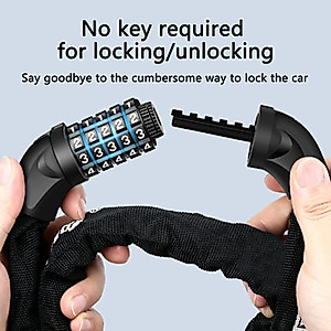 Bicycle Locks Heavy Duty Anti Theft Bike Lock Bike Lock Chain Combination,Bike Chain Lock Bicycle Locks,Bicycle Locks Heavy Duty Codes Cycle Chains,Cycling Moto Door Gate Fence