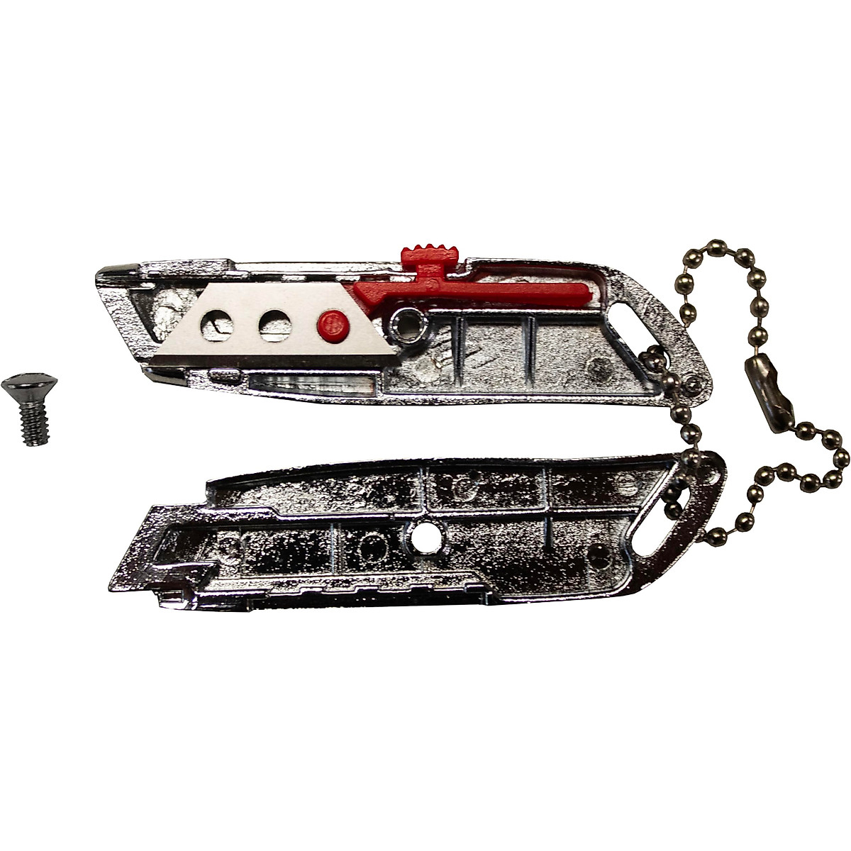 ALLWAY MK4 Chromed Die-Cast Retractable Micro Knife, 2-1/2"