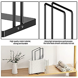 2 Pack Hanger Organizer, kingdalux Sturdy Hanger Stacker for Laundry Room Closet Dry Cleaning Room, Portable Hanger Storage Rack Holder for Adult Hangers, Holds up 200 Wire Clothes Hangers