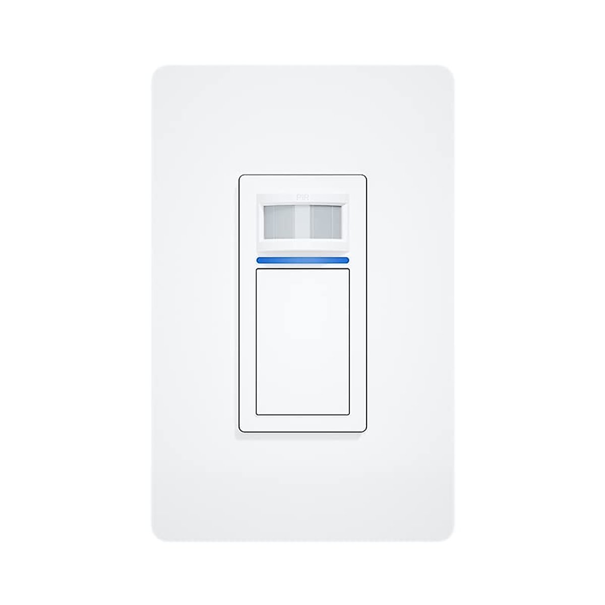 Smart Motion Sensor Light Switch, Milfra PIR Occupancy Sensor Switch Single Pole 2.4GHz Wi-Fi Light Switch Compatible with Alexa and Google Assistant (1)