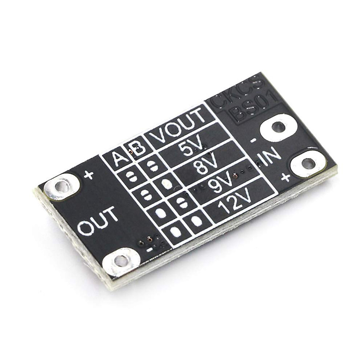 DAOKI 5PCS Mini DC-DC Boost Converter Module 3V 3.2V 3.3V 3.7V 5V 9V to 12V Step-Up Voltage Regulator Power Supply Module with 24AWG Cable