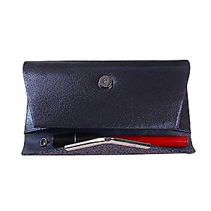 KALAIEN Envelope Clutch Purses for Women Glitter Evening Bag Handbags For Wedding and Party (Navy blue)