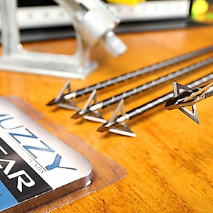 Muzzy Trocar 100 Grain 3-Blade Broadhead – 3 Pack, Multi, One Size,Silver