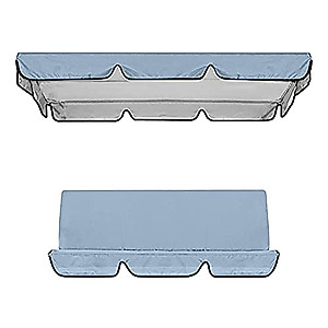 Swing Cloth Cover Ceiling Outdoor Courtyard Replacement Awning Rain Cover Patio, Lawn & Garden (Gray)