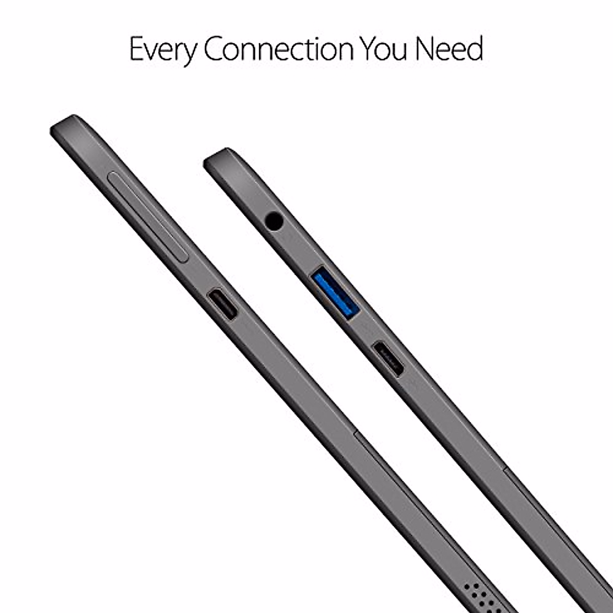 ASUS 10.1” Transformer Mini T103HA-D4-GR, 2 in 1 Touchscreen Laptop, Intel Quad-Core, 128GB SSD, Grey, pen and keyboard included