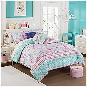 Waverly La La Llama Modern Geometric Rectangular Decorative Throw Pillow, 14" x 20", White