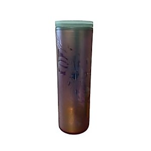 Starbucks Siren Iridescent Hot Coffee Double-Walled Tumbler with Mint green lid 16oz