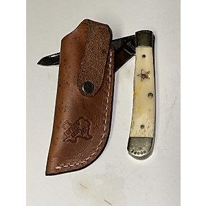 TOP HAND GEAR LEATHER KNIFE SHEATH, Belt Sheath, Sheath for Knife, Belt Loop, Trapper Sheath,